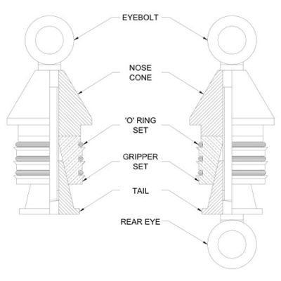 Standard Towing Head - Pipe Equipment